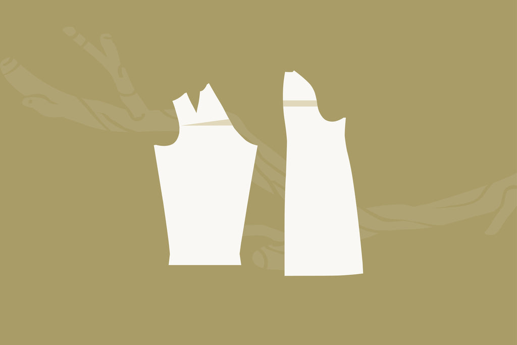 Rounded Upper Back Adjustment for Raglan Sleeve | Grove, Driftwood – Twig + Tale