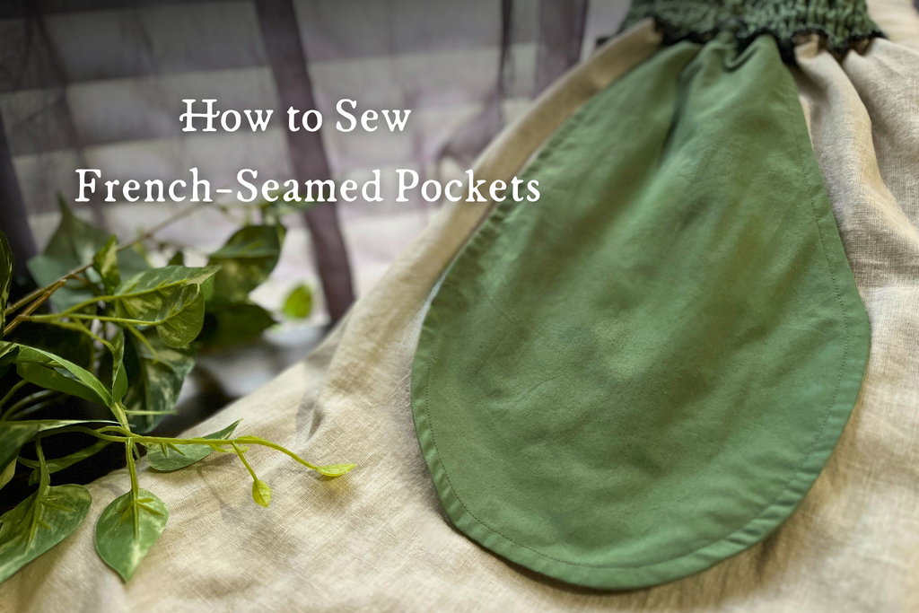 How to create inseam French Seamed Pockets – Twig + Tale