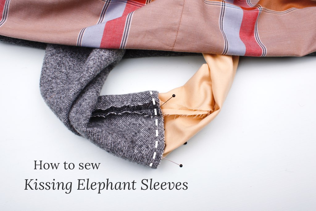 How to Sew "Kissing Elephant" Sleeves for Coats – Twig + Tale