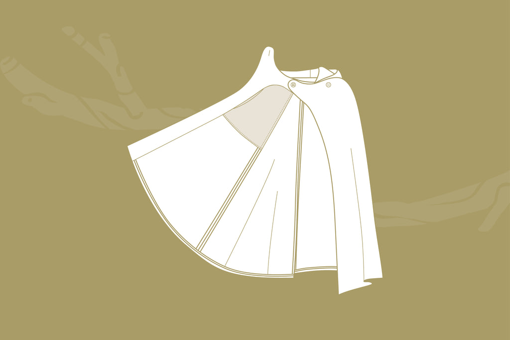 Pointers for Sewing an Unlined Overland Cloak – Twig + Tale