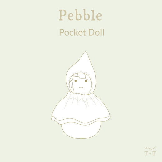 Pebble Pocket Doll Sewing Pattern ~ Waldorf Doll – Twig + Tale