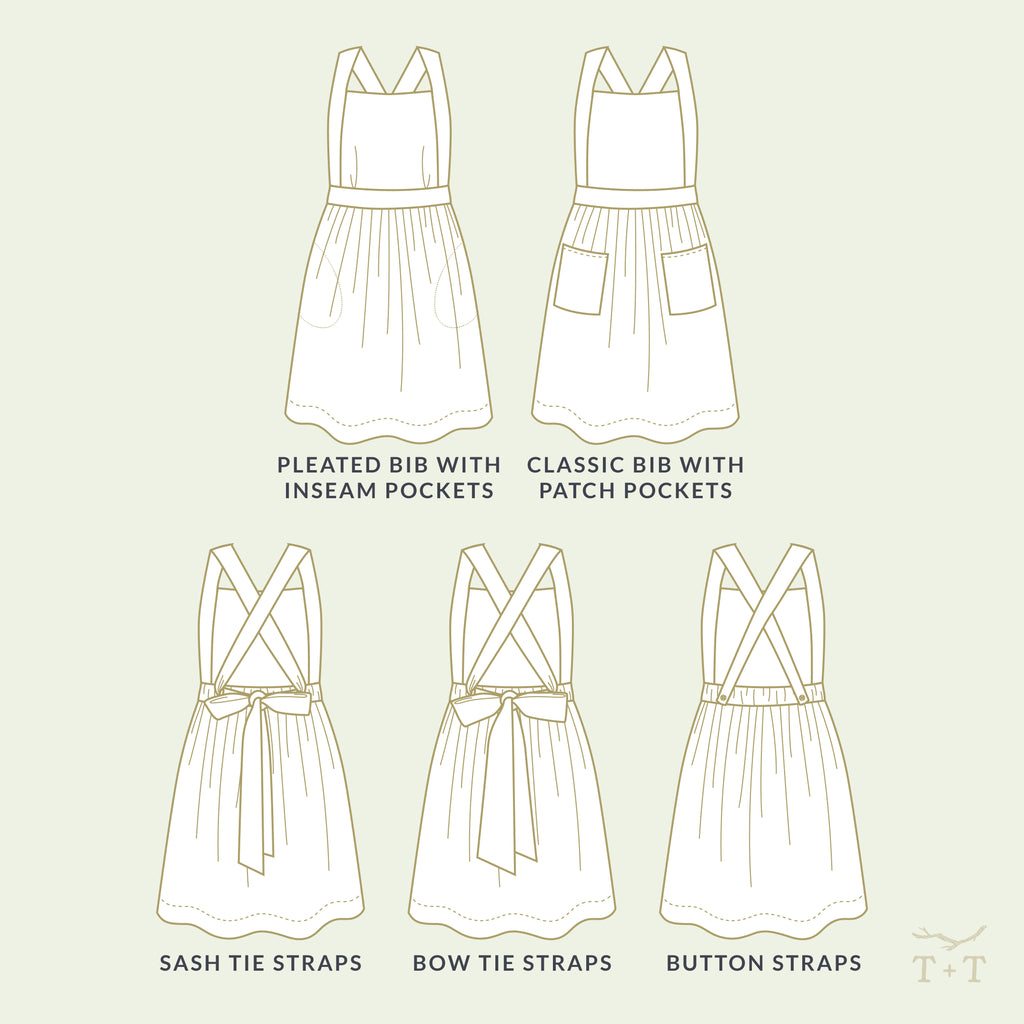 Wildflower Pinafore - Women's/Curved Fit – Twig + Tale